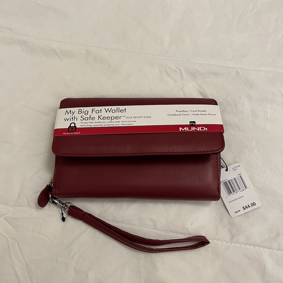 mundi | Bags | Mundi My Big Fat Wallet With Safe Keeper | Poshmark
